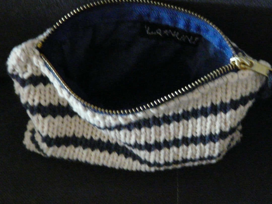 Handmade Cotton Rope Pouch Lined With Fabric - Etsy