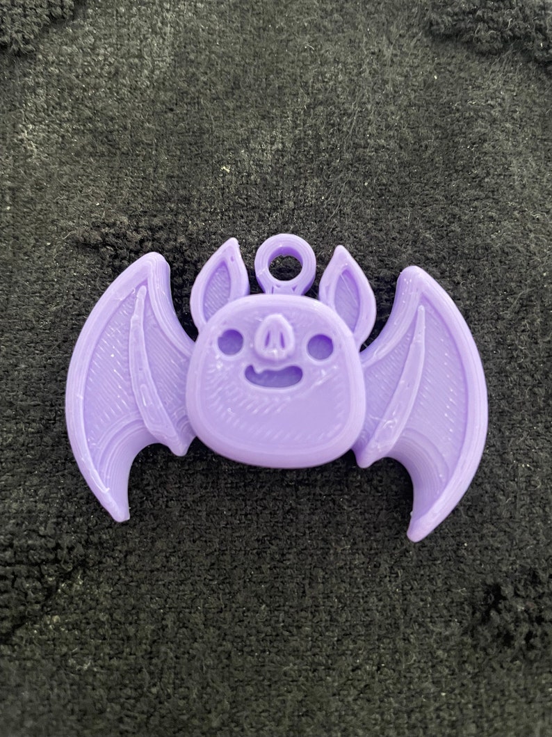 Bat Keyring / Halloween Gift / Cute Bat / 3D Printed Keytag / Spooky ...