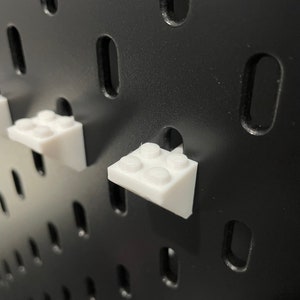 Lego Minifig IKEA Pegboard Mounting | Figurine | Display | Present ...