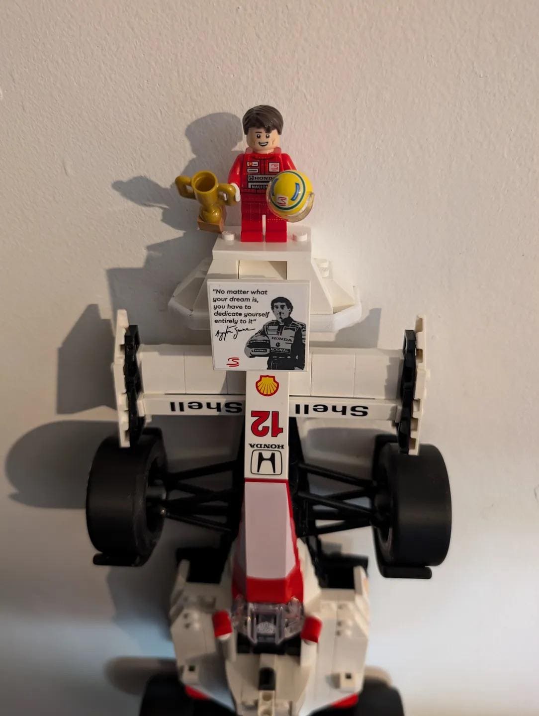 Lego Icons Mclaren & Senna Wall Mount Suits Set 10330 Display Flush ...