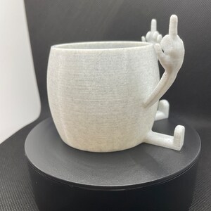 Happy Middle Finger Plant Pot Unique Cute Succulent Planter ...