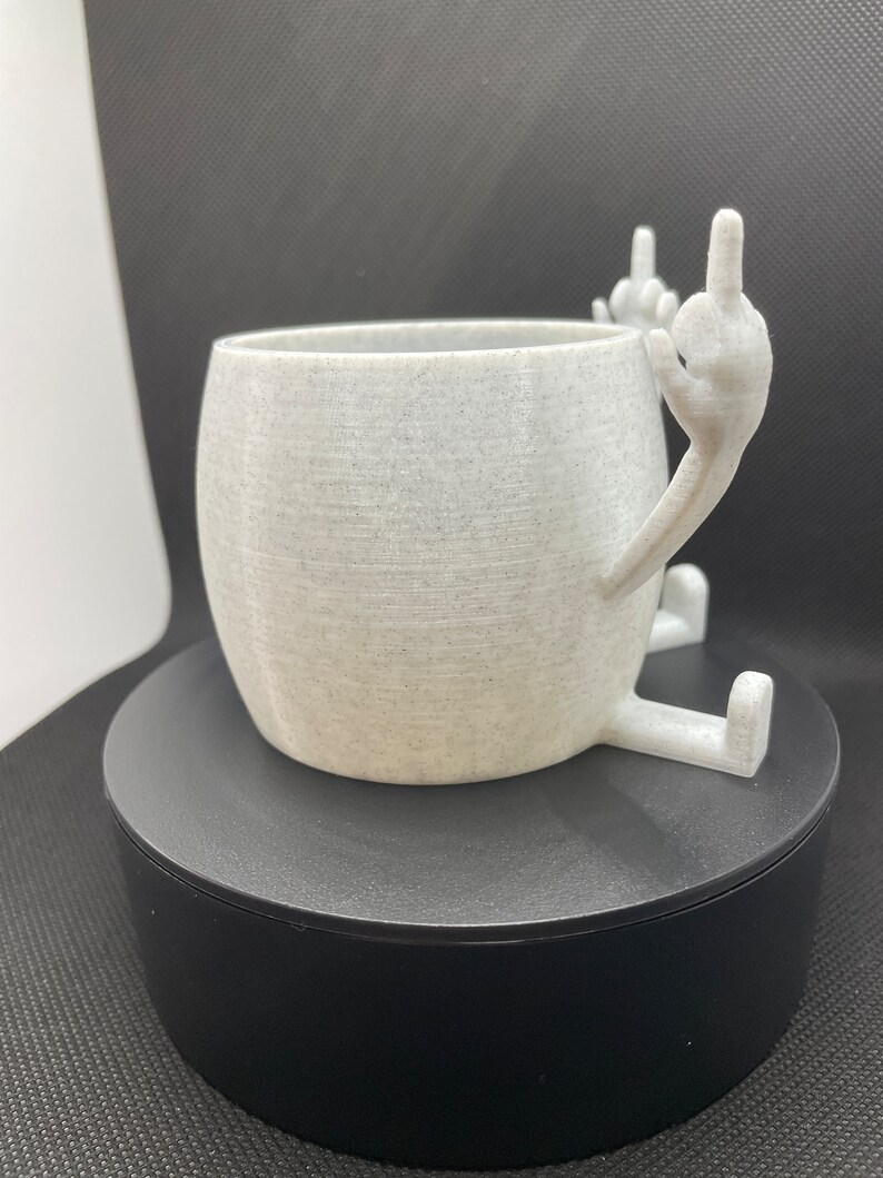 Happy Middle Finger Plant Pot Unique Cute Succulent Planter ...