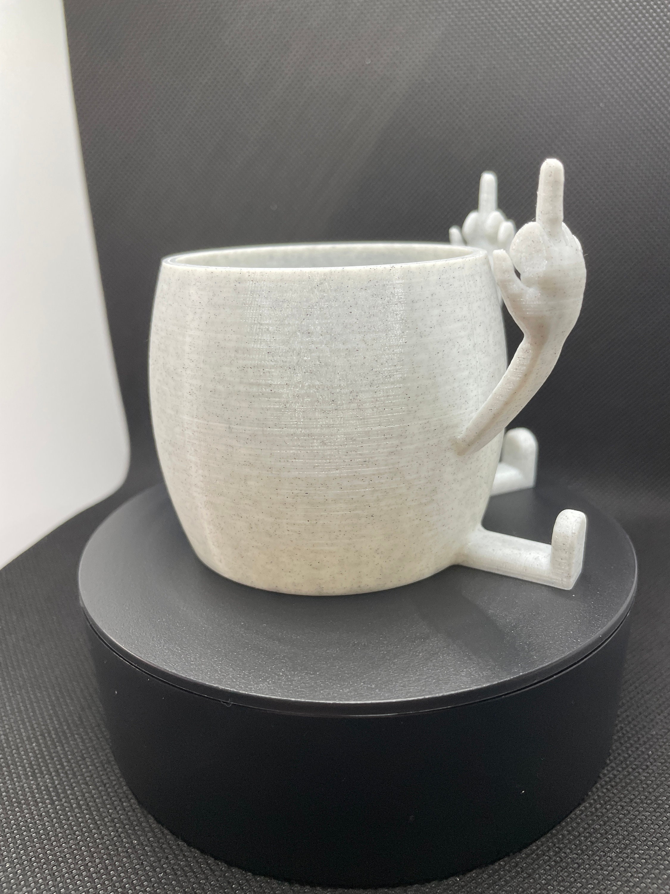 Happy Middle Finger Plant Pot Unique Cute Succulent Planter ...