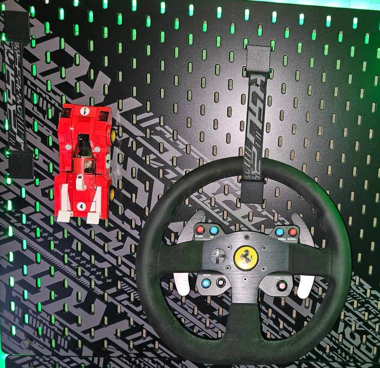 Lego Speed Champions IKEA Pegboard Mount Display Lego Car Present Home ...