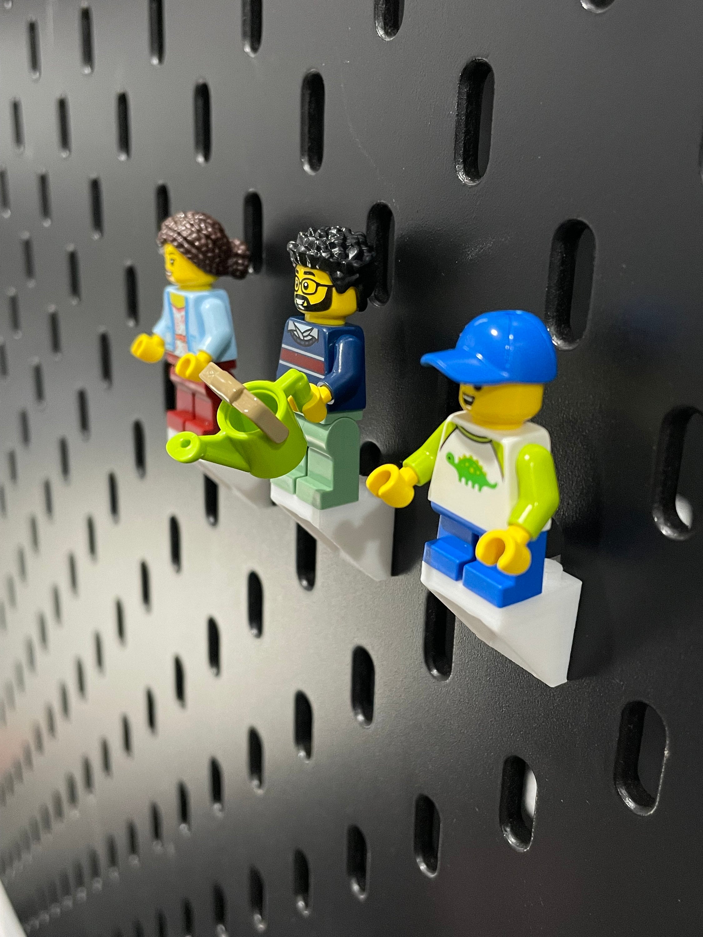 Lego Minifig IKEA Pegboard Mounting Figurine Display Present Home ...