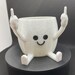 Happy Middle Finger Plant Pot Unique Cute Succulent Planter ...