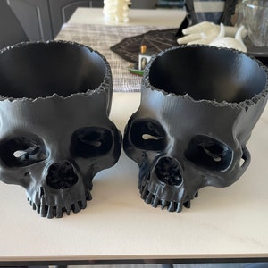 Spooky Skull Bowl | Halloween Bowl | Realistic Skull | Candy Bowl | 3D ...