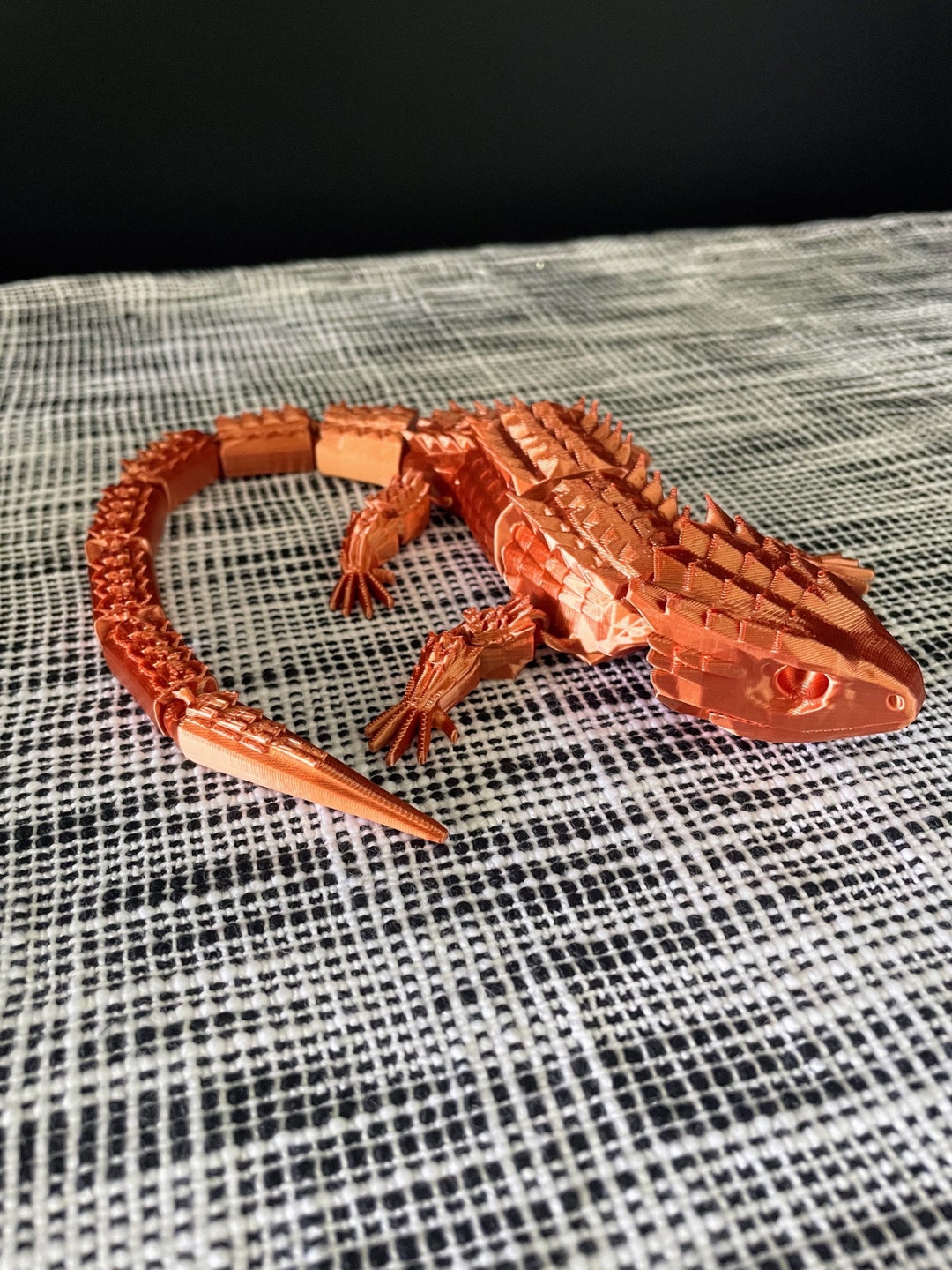 Flexi Articulated Lizard | Crocodile Skink Flexible Collectable ...