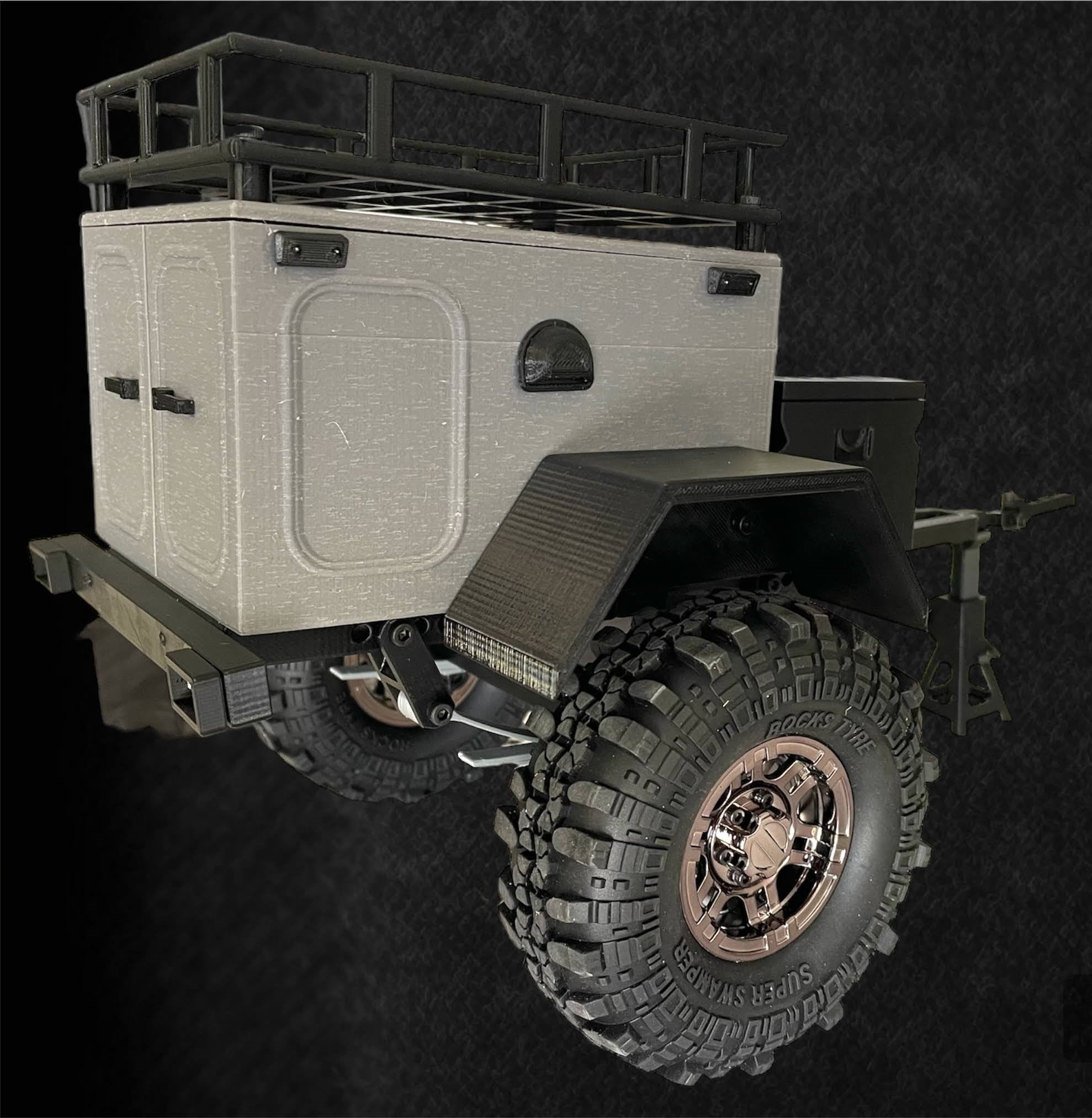 1:10 RC Camping Trailer 3D Printed Remote Control Accessory Scale ...