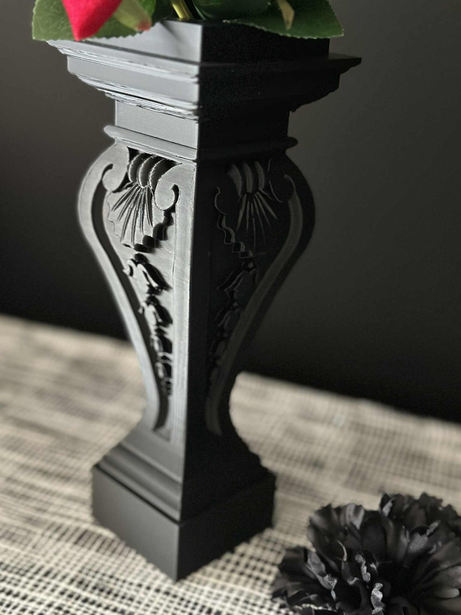 Victorian Goth Baroque Vase, Gothic Bacchante Decor, Unique Home Decor ...