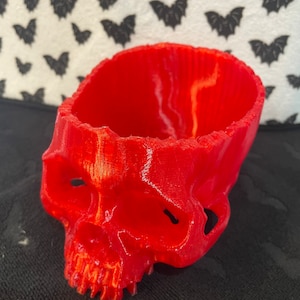 Spooky Skull Bowl | Halloween Bowl | Realistic Skull | Candy Bowl | 3D ...