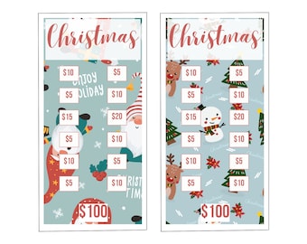 Printable A6 Christmas Savings Challenge - Etsy