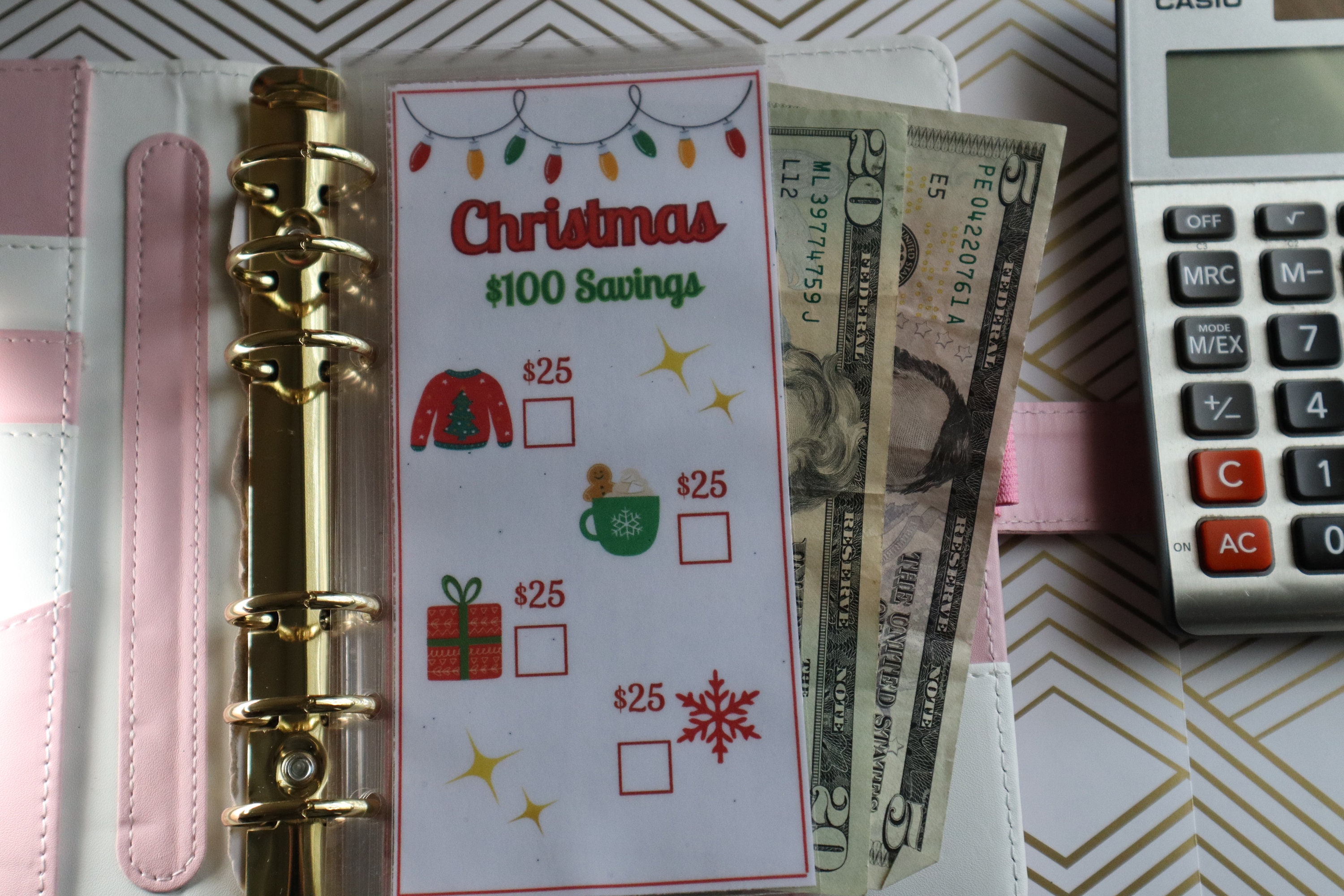Christmas Savings Challenge - Etsy