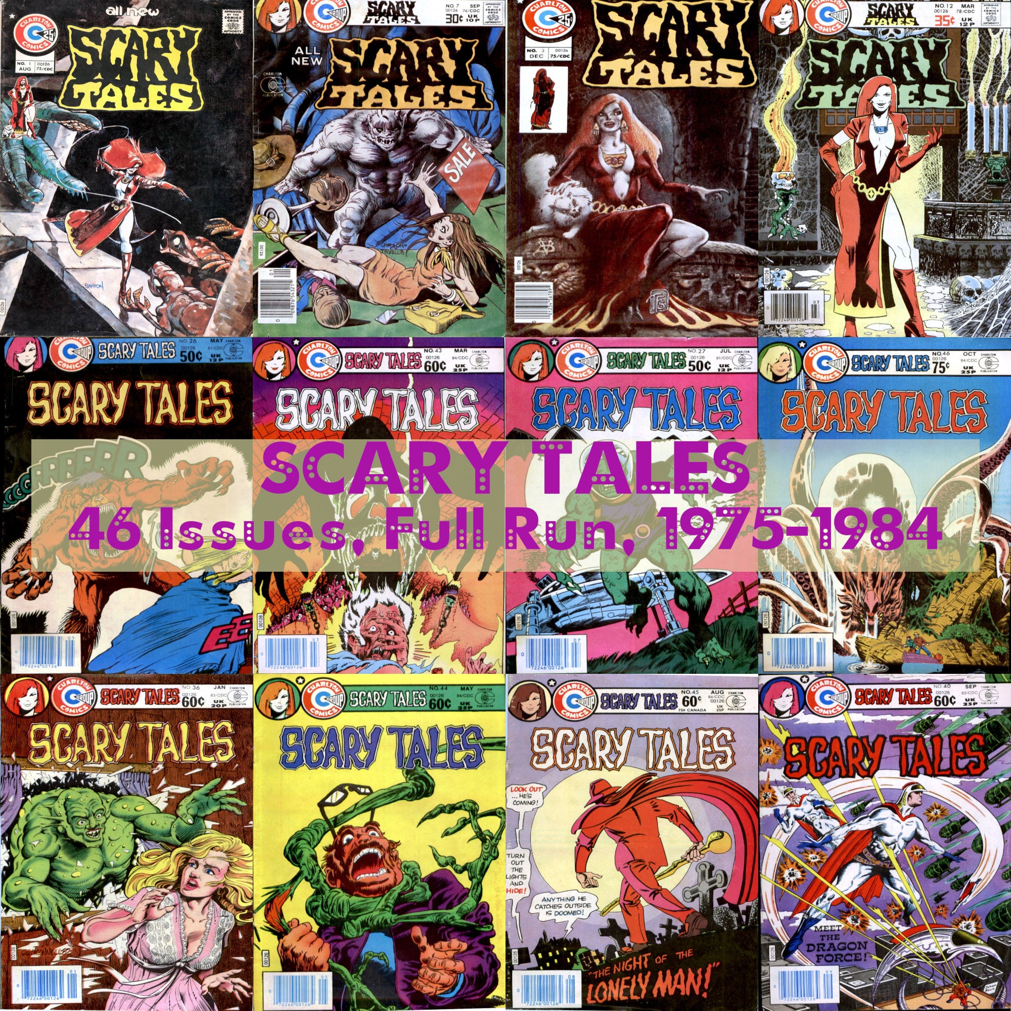 Scary Tales Comics, Horror Comics Anthology, 46 Digital Issues Complete ...