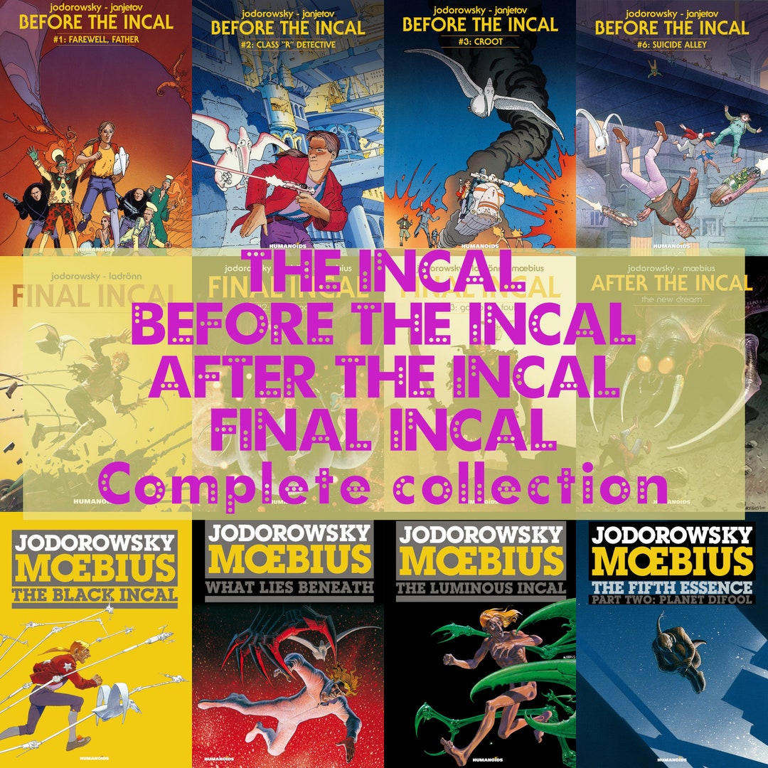 The Incal, Final Incal, Befor the Incal, After the Incal - Etsy