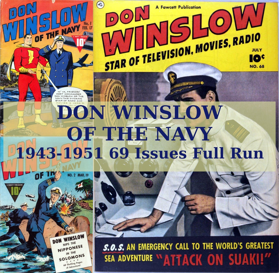 Vintage Navy Comics, Don Winslow of the Navy Comics, Complete Comic ...