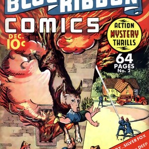 Comics Blue Ribbon, Vintage Comics, Golden Age of Comics, 1939-1942 - Etsy