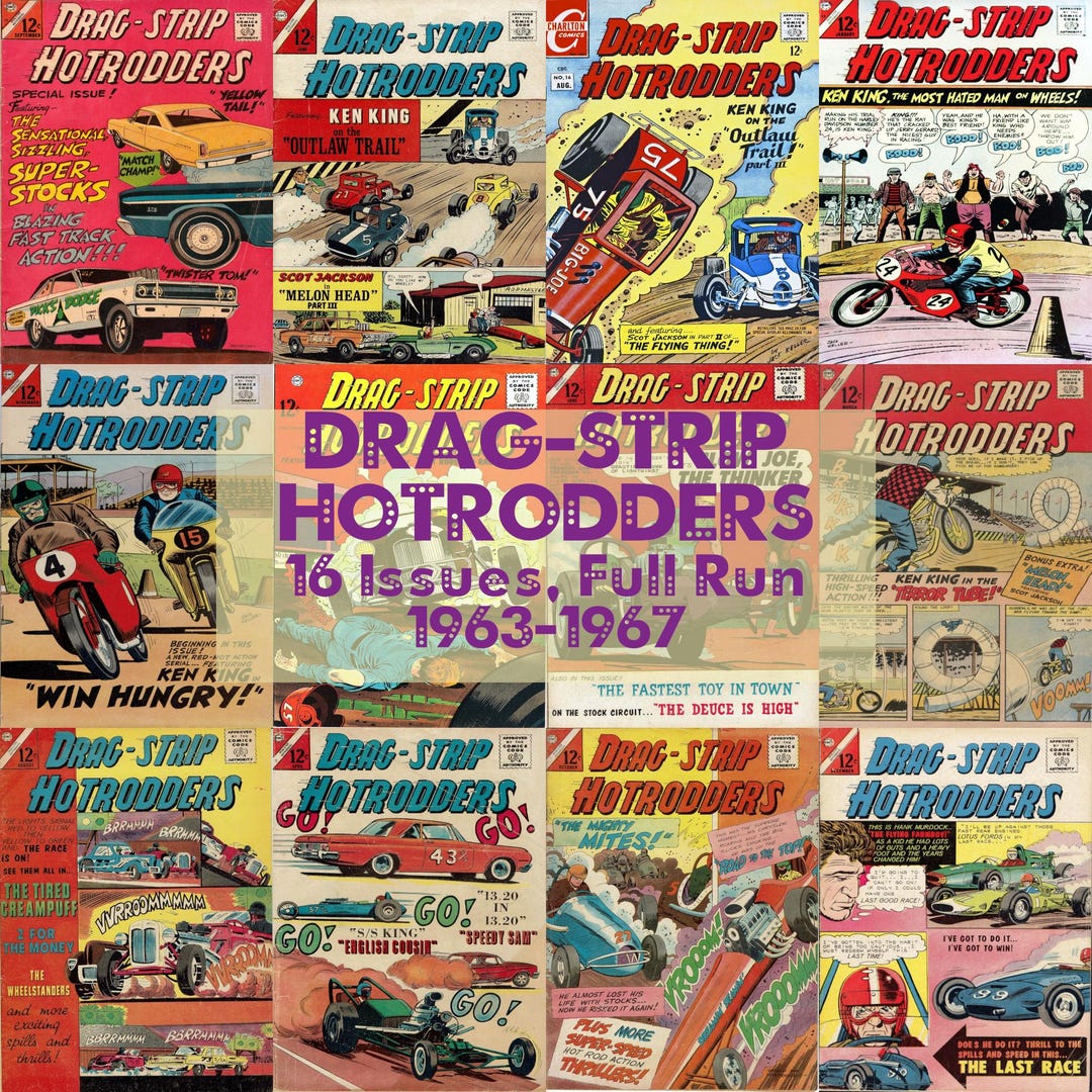 Drag-strip Hotrodders Comics, Car Culture, Vintage Automobiles and ...