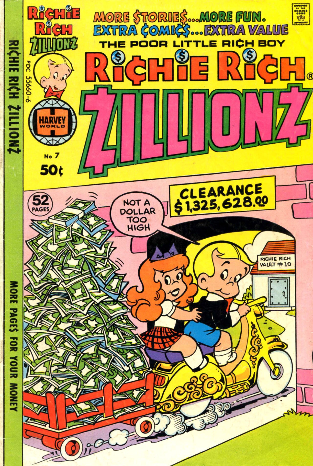 Richie Rich Comics, Richie Rich Zillionz Comic Books, Vintage Children ...