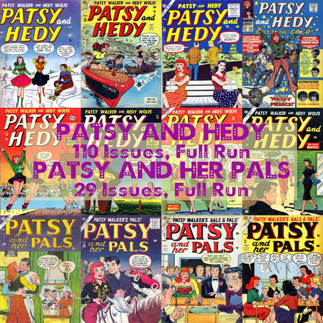 Patsy and Hedy, Patsy and Her Pals, Vintage Teenagers Comics, Complete ...