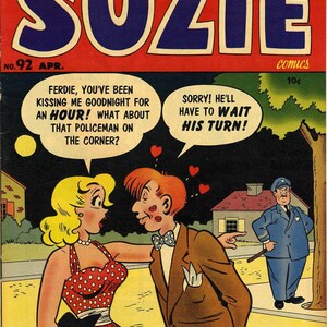 Suzie Comics, Leading Ladies, Humor, Funny, Golden Age Comics - Etsy