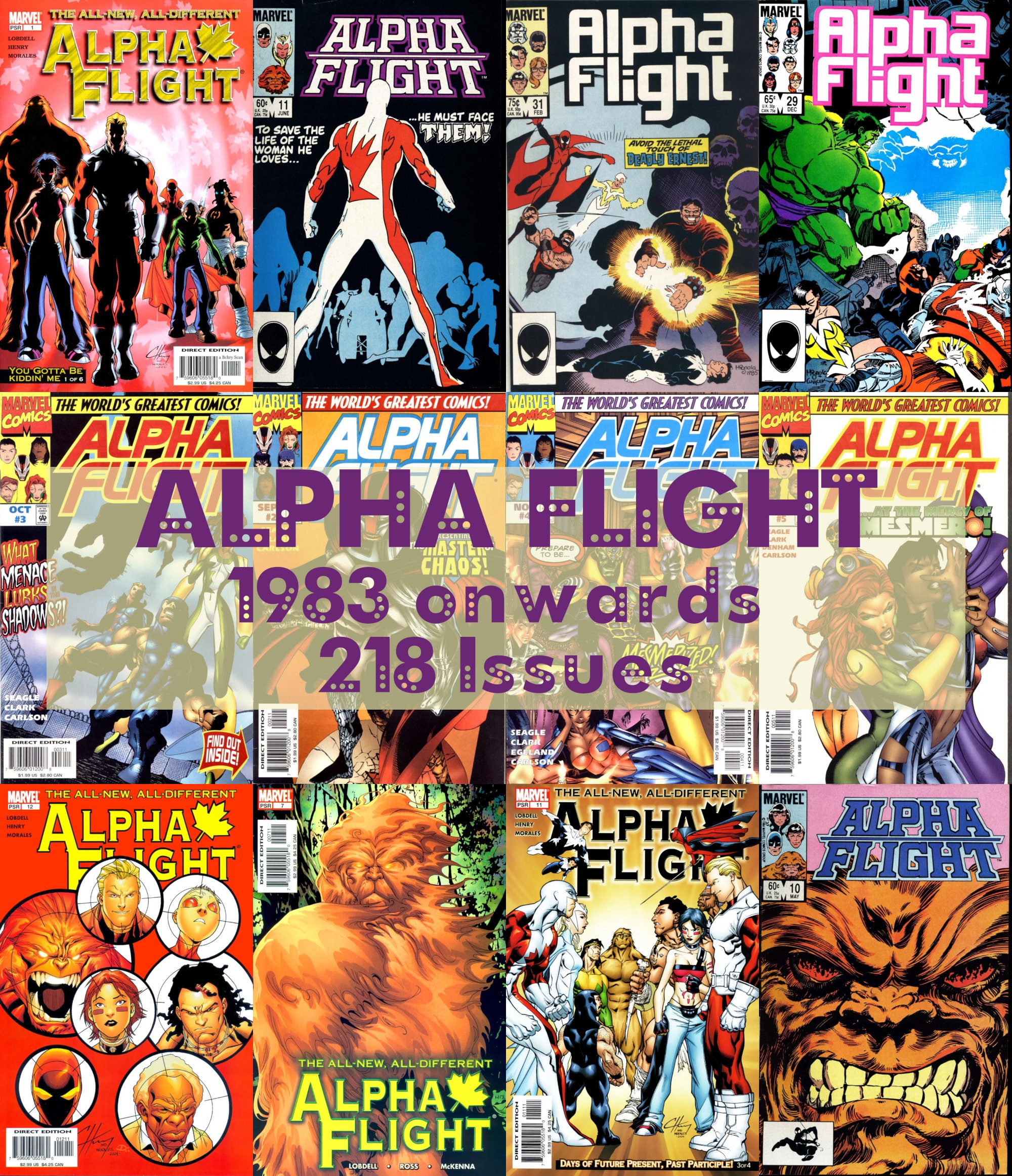 Comics, Alpha Flight, Mutant Superheroes Team, Digital Comics Download - Etsy
