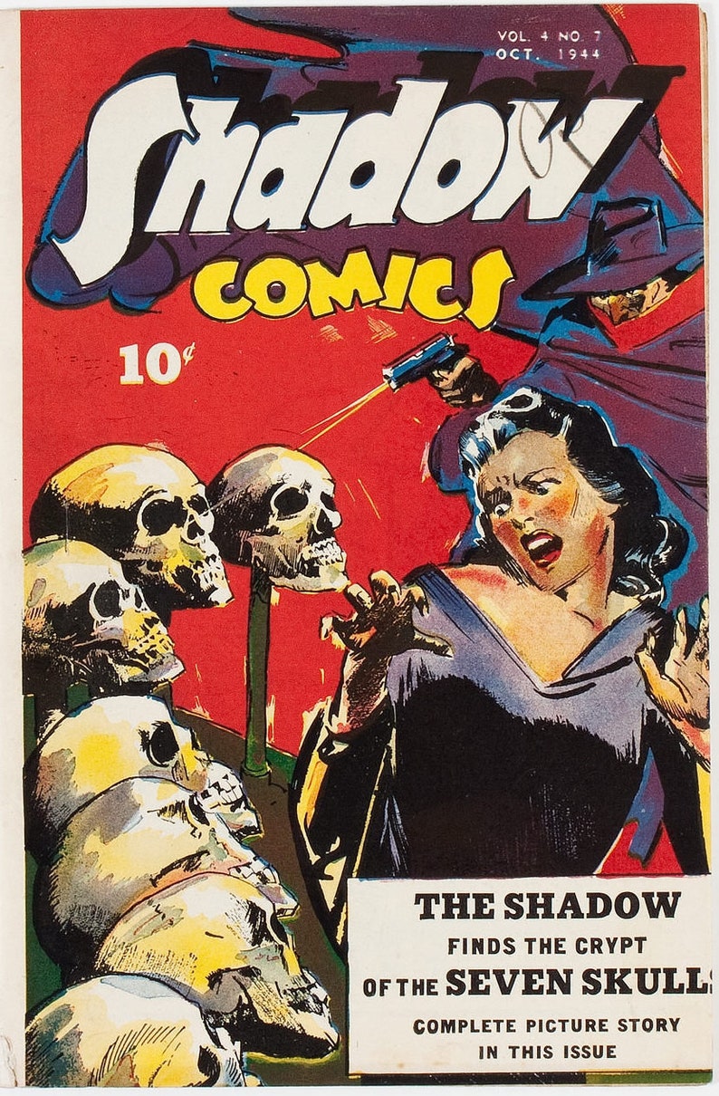 Shadow Comics 1940-1949, Vintage Comic Books, 101 Digital Issues Comics ...