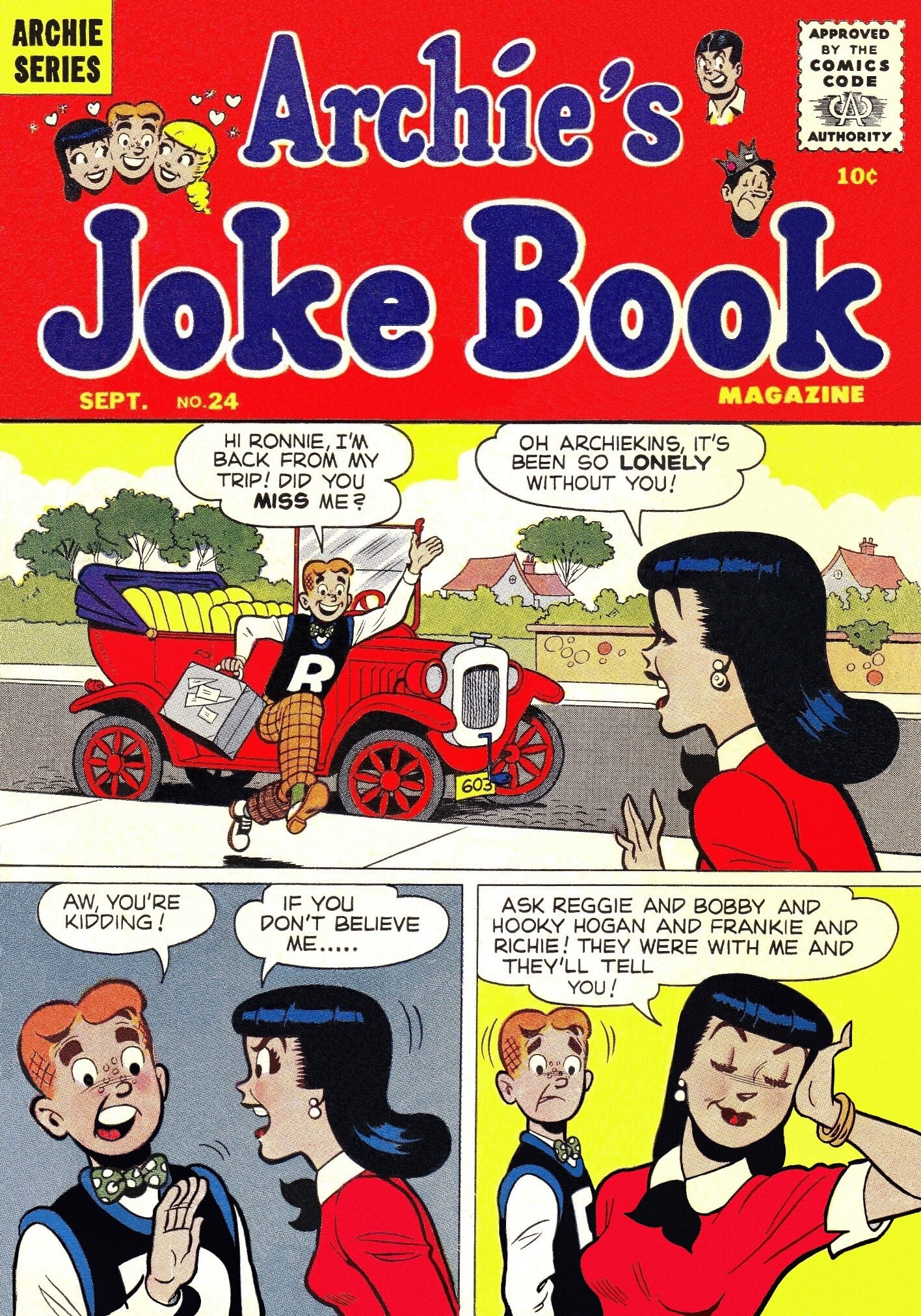 Archie's Joke Book Comics Magazine 1953-1982, Digital Comics Vintage ...