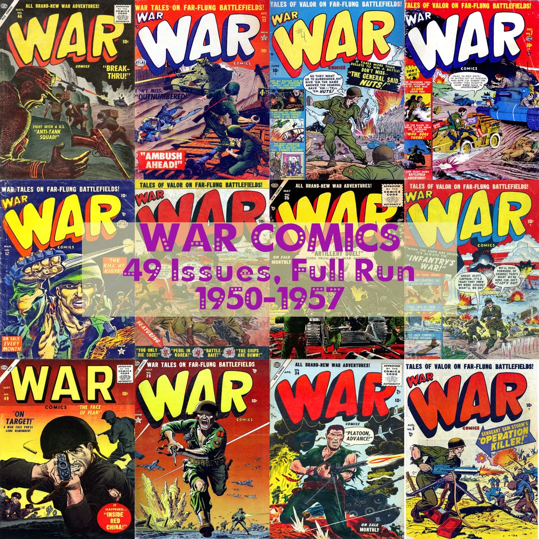 War Comics, Military Comics, WWII, Korean War, War Heroes, Digital ...