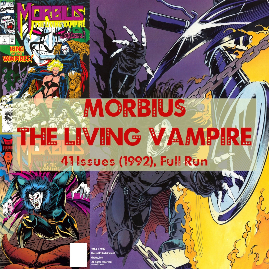 Horror Comics | Morbius the Living Vampire Comic Books - Etsy