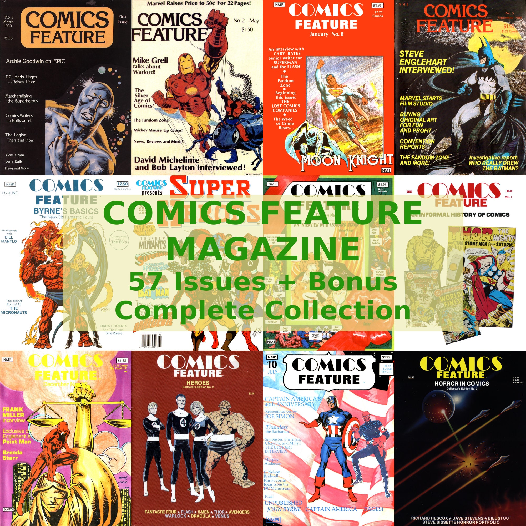 Comics Feature Magazine - Etsy