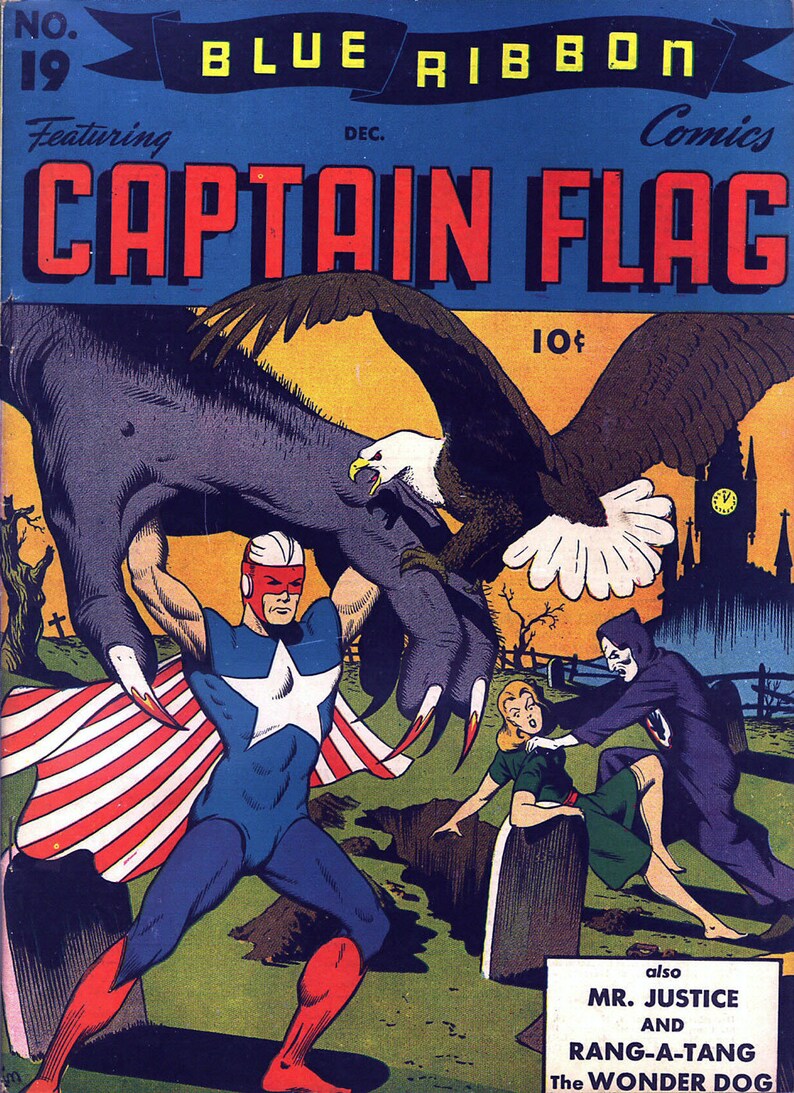 Comics Blue Ribbon, Vintage Comics, Golden Age of Comics, 1939-1942 - Etsy