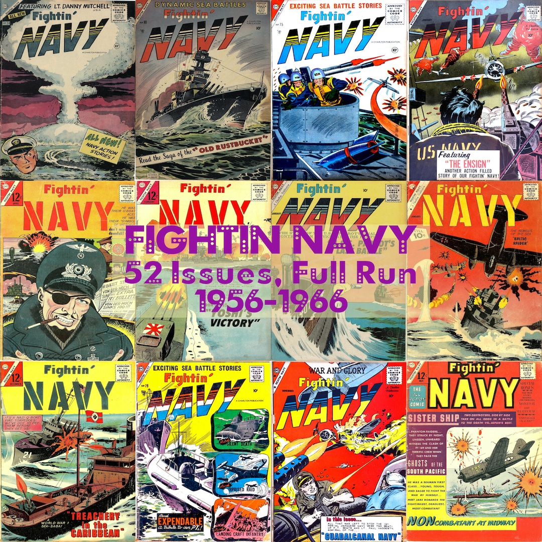 Fightin Navy Comics, Naval Battles, World War 2 Heroes, Vintage Comics ...