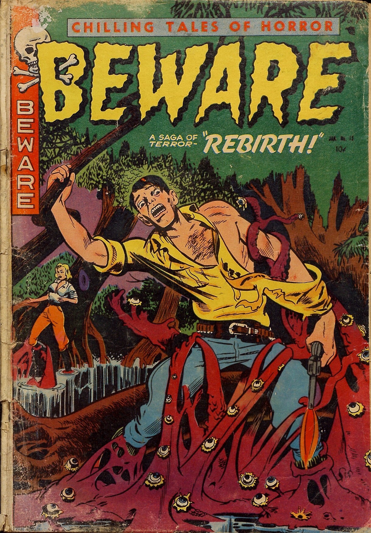 Beware Comics, Vintage Horror Crime Comic Books, 1950s Comics Digital ...