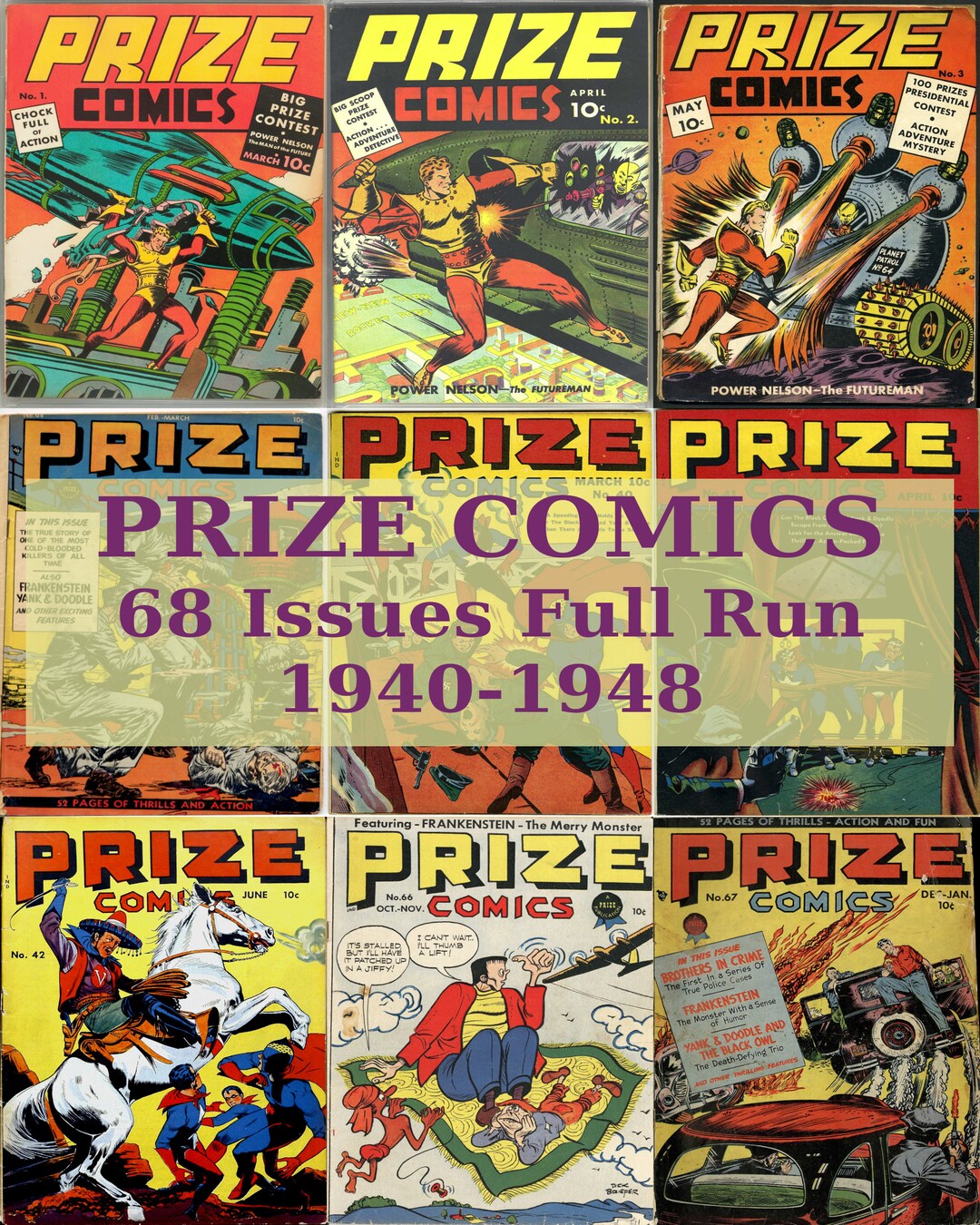 Prize Comics, Golden Age Comics, 1940-1948, Complete Digital Collection ...