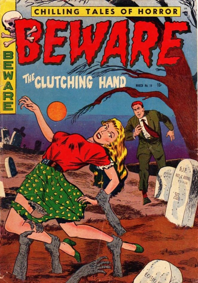 Beware Comics, Vintage Horror Crime Comic Books, 1950s Comics Digital ...