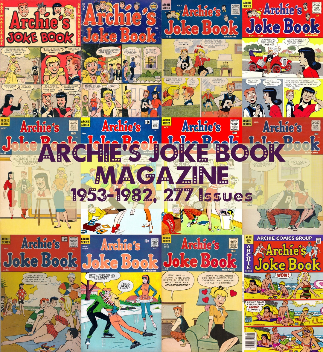 Archie's Joke Book Comics Magazine 1953-1982, Digital Comics Vintage ...