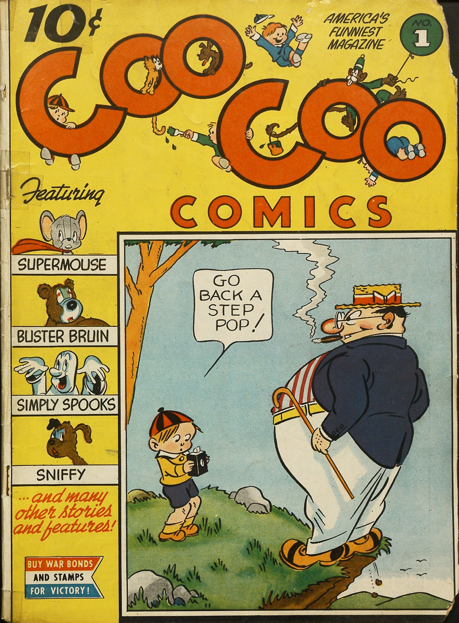 Coo Coo Comics, Children Vintage Comic Books, Digital Downloadable ...