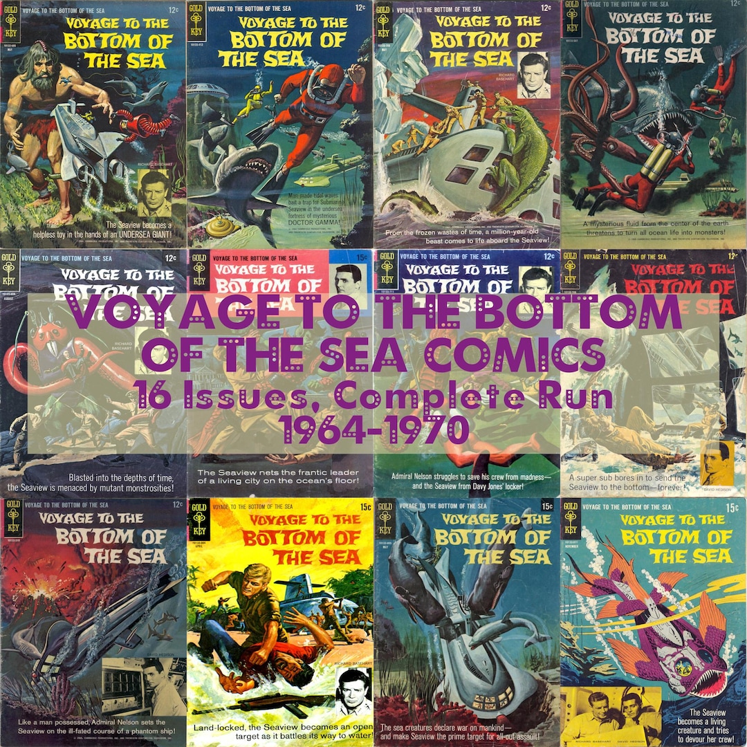 Vintage Sci-fi Comics Voyage to the Bottom of the Sea, 1964 Comic Books ...