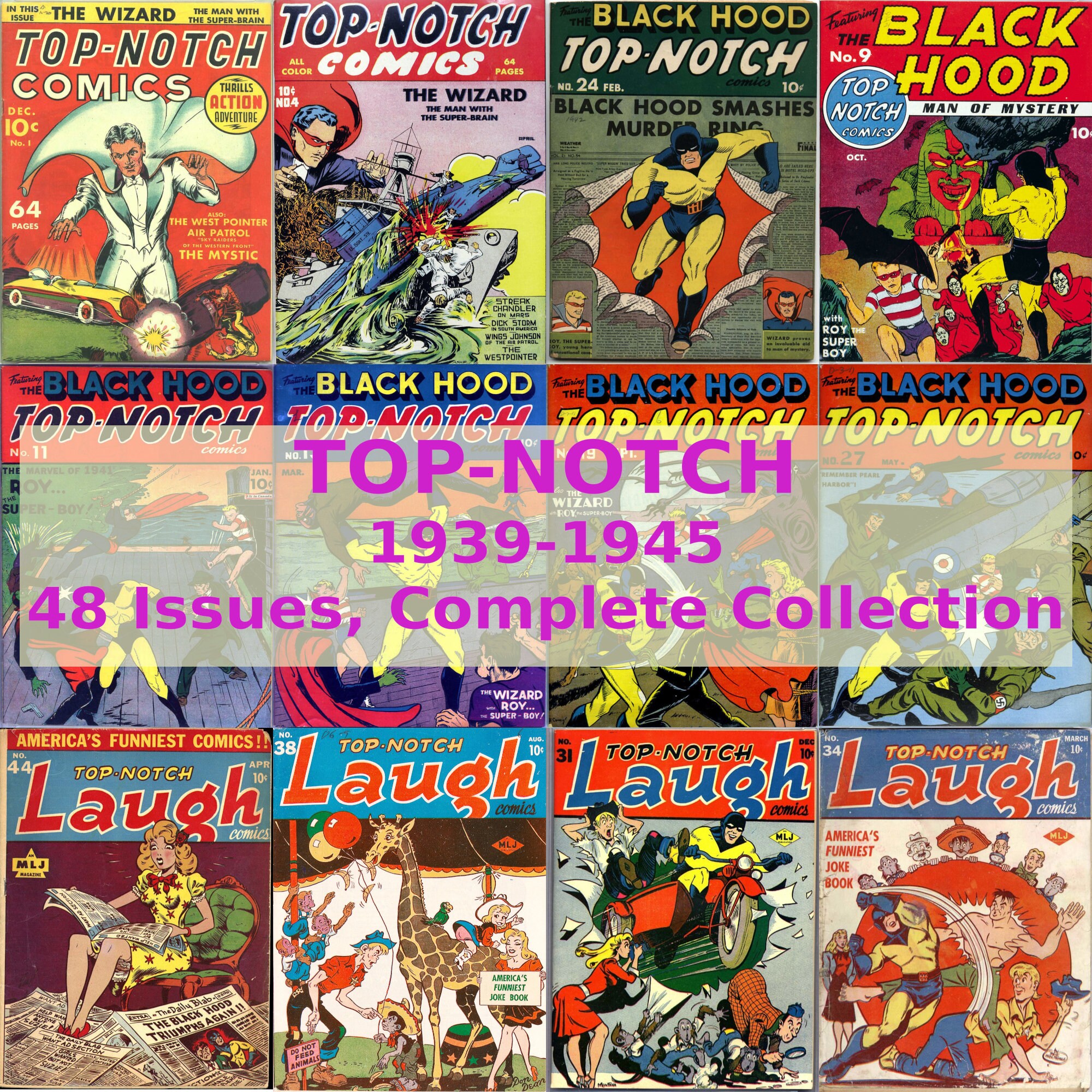 Top-notch Comics, Laugh Comics, Golden Age Comics, Classic Comics ...