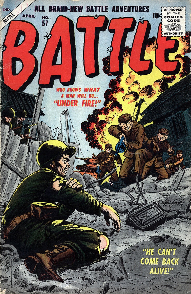 Battle Comics, War Comic Books Complete Collection of 70 Digital Issues ...