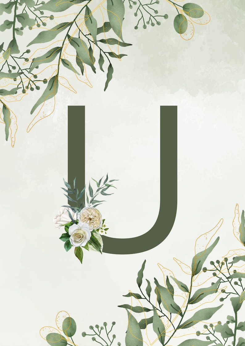 DIGITAL Initial Print - Etsy