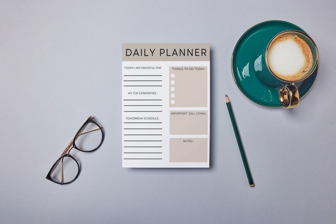 Daily Planner Digital Planner Printable Planner Daily - Etsy