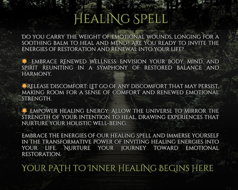 Healing Spell Same Day Cast Powerful Spell Heal Fast Casting Magical ...