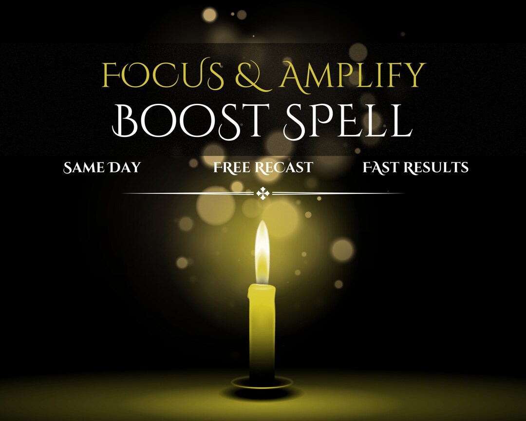 Boost Spell Same Day Cast Powerful Spell Strong Booster Spell Fast ...