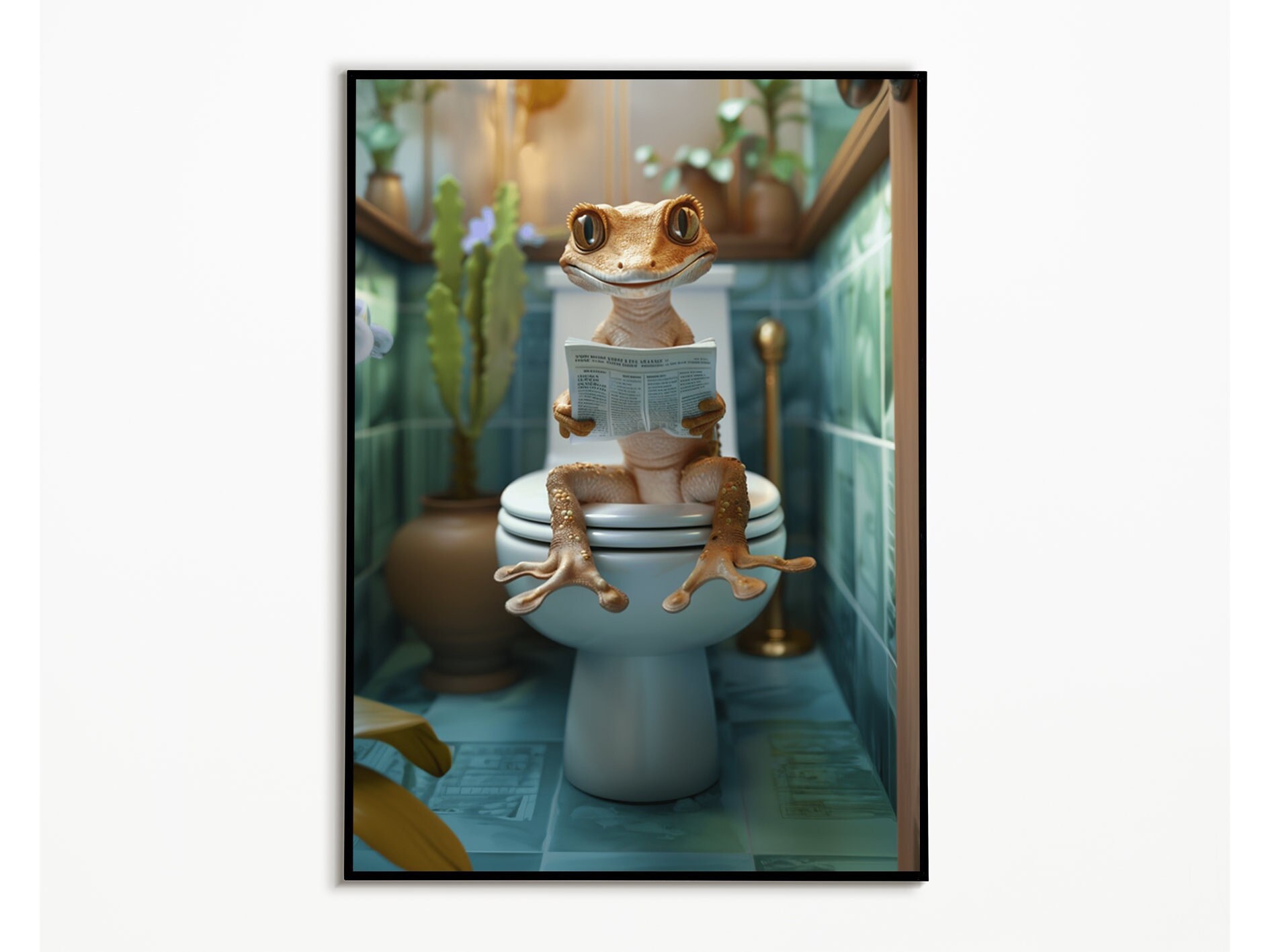 Lizard on the Toilet, Bathroom Ideas Pictures, Funny Animal Picture ...