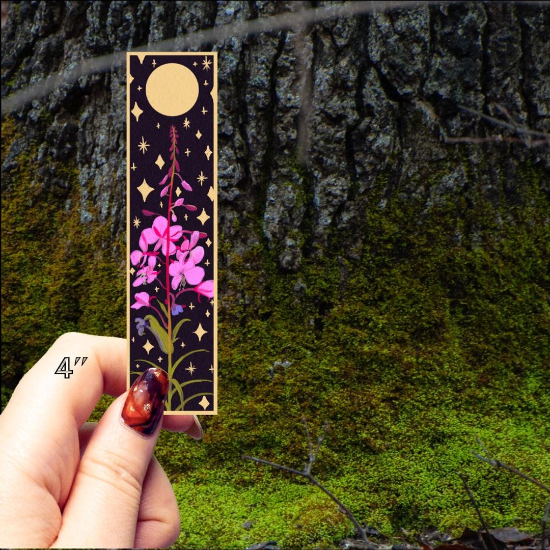 4" Tall Summer Fireweed Sticker, Original Artwork - Etsy