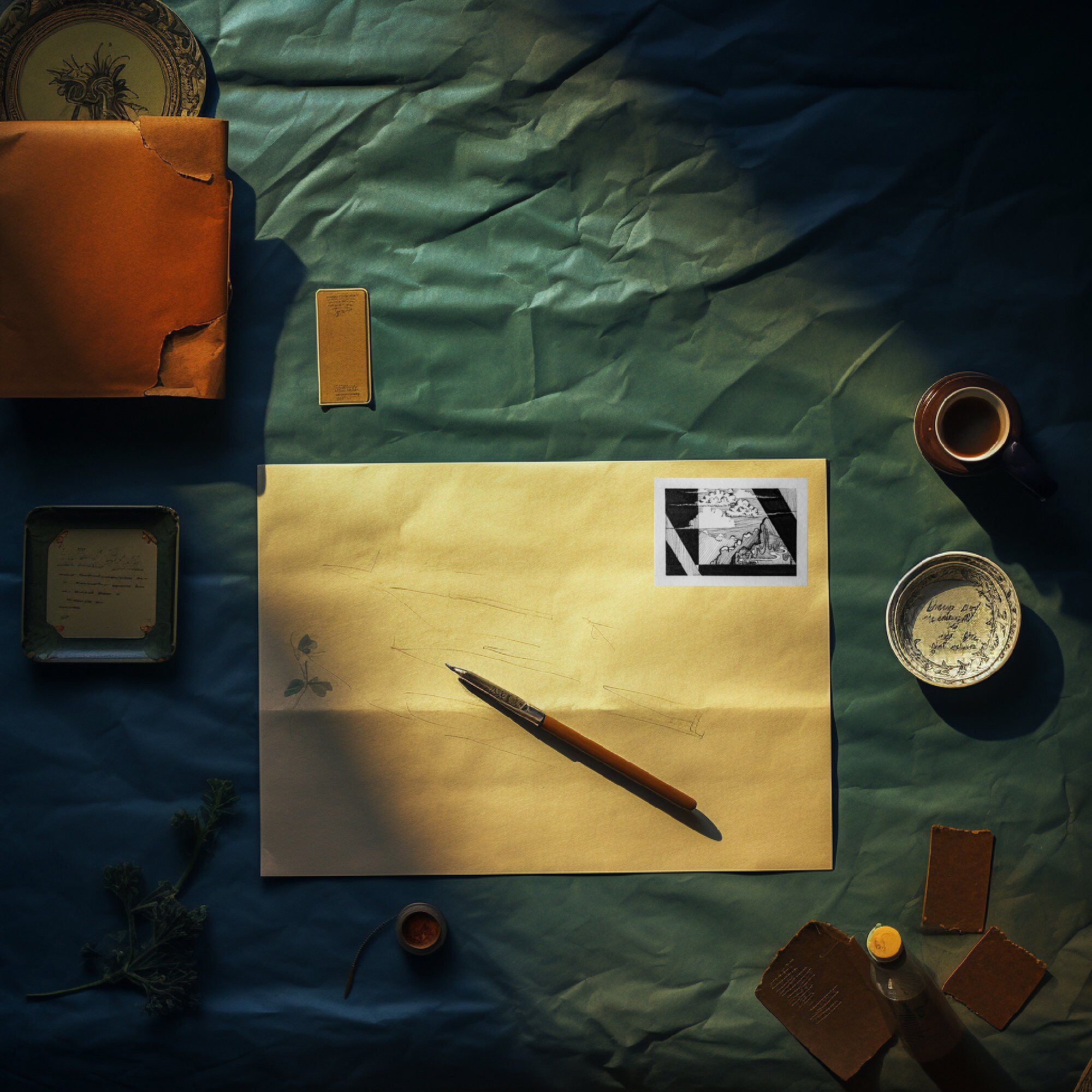 Intuitive Ink Drawing 2 Sticker Original Artwork, - Etsy