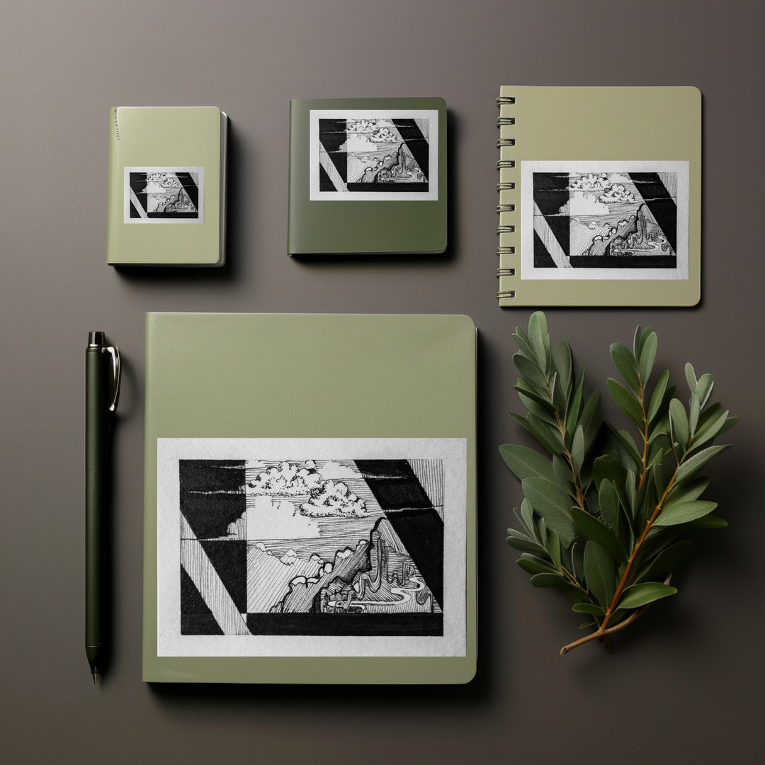 Intuitive Ink Drawing 2 Sticker Original Artwork, - Etsy