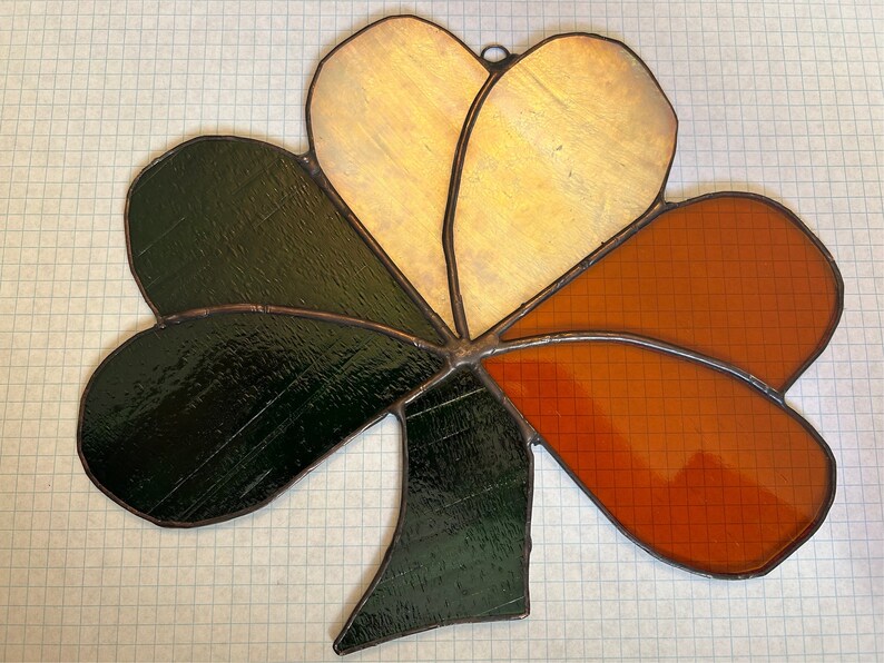 Shamrock Stained Glass - Etsy